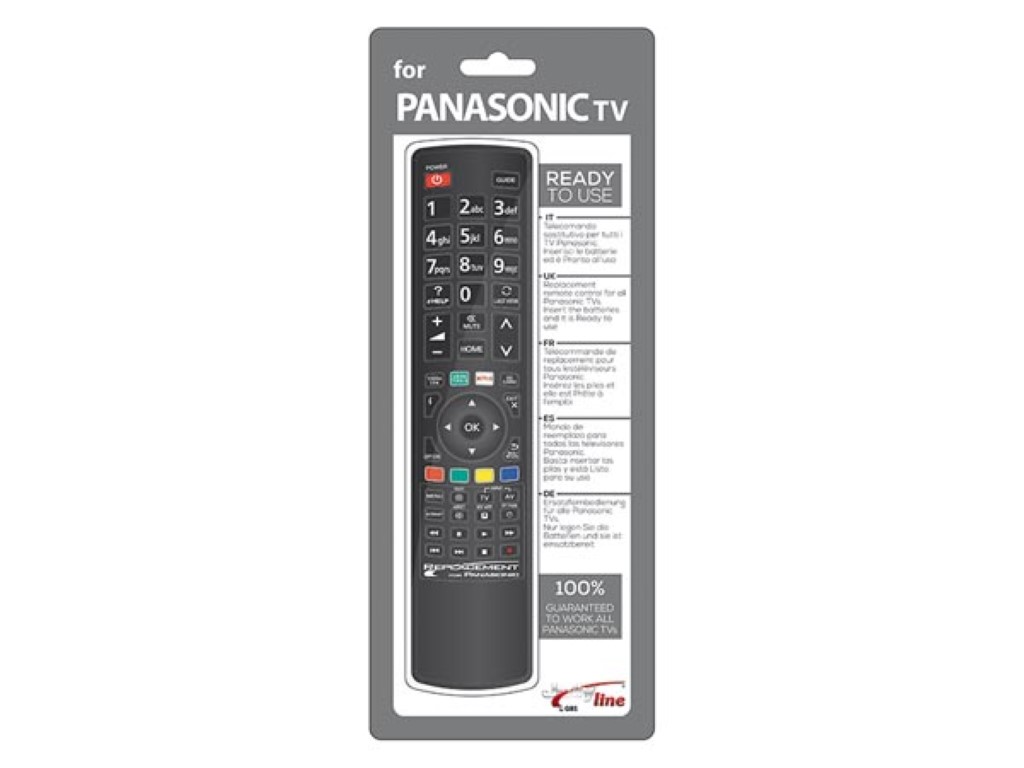 Jolly Line VRCPANA: REPLACEMENT REMOTE CONTROL FOR ALL PANASONIC TVs ...