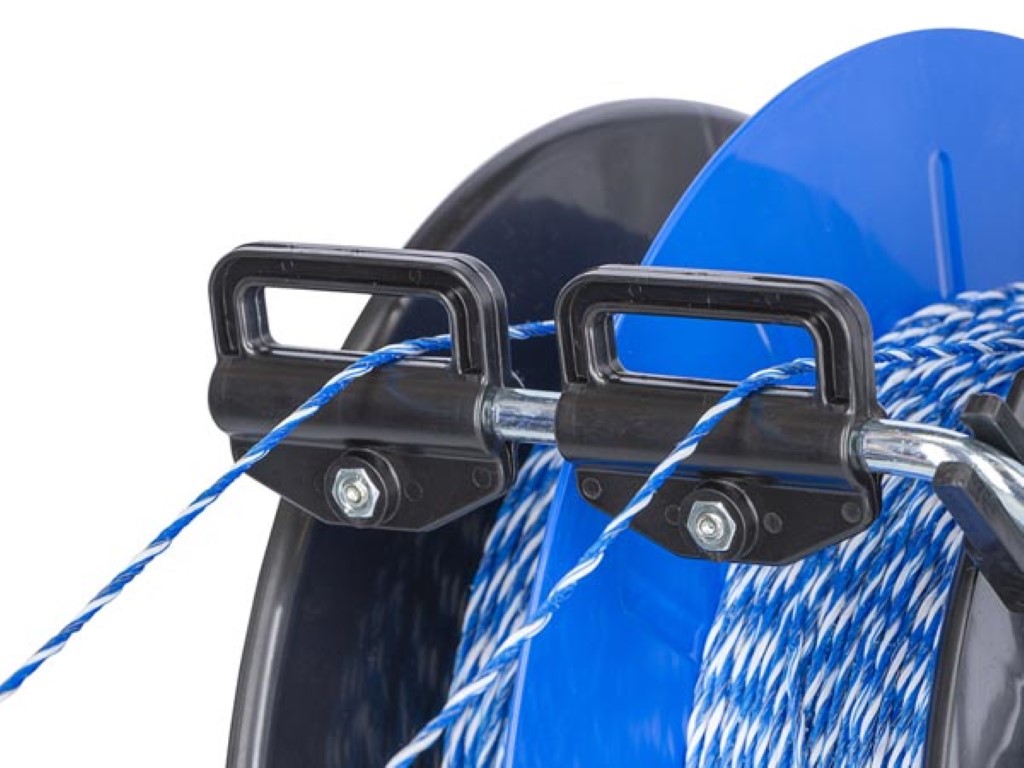 Corral COR441045: DUO Reel with 2x 250m Polywire Blue/White – Velleman ...