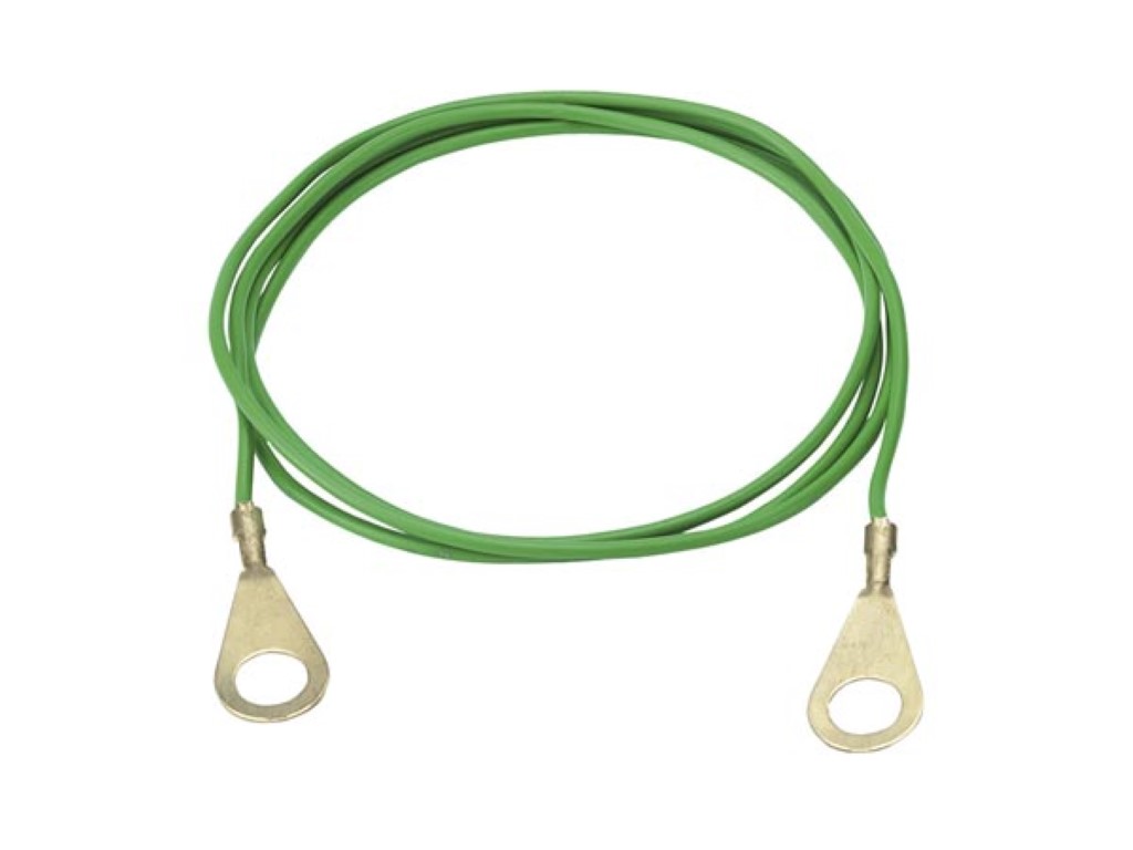 Corral COR44604: Earthing cable insulated, 100 cm, M8 metal eyes ...