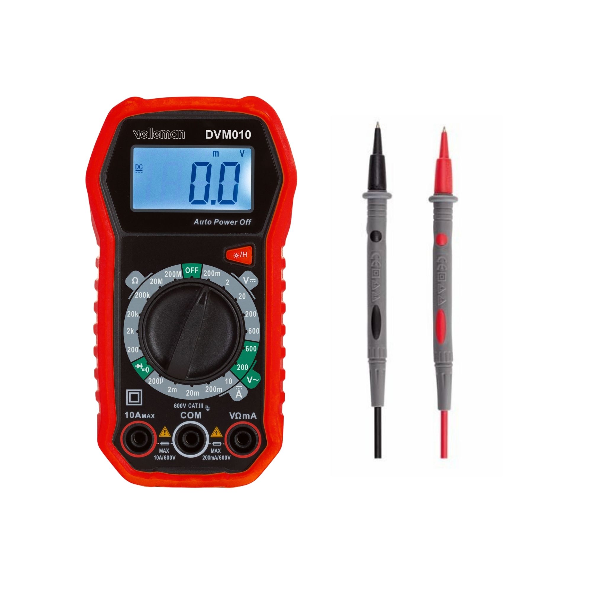 Digital Voltage Tester Digital Multimeter – 7-in-1 Tester For AC/DC ...